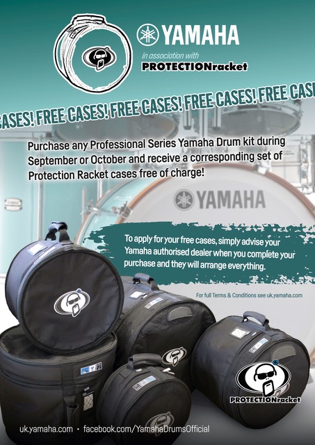 FREE Protection Racket Cases Courtesy of Yamaha Europe UK - Drum Depot ...